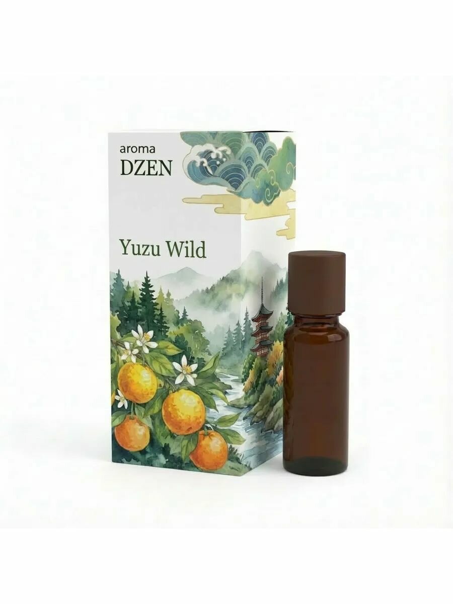 Эфирное масло роллер Дикий Юдзу Aroma Dzen 5мл для ароматерапии, бани, йоги