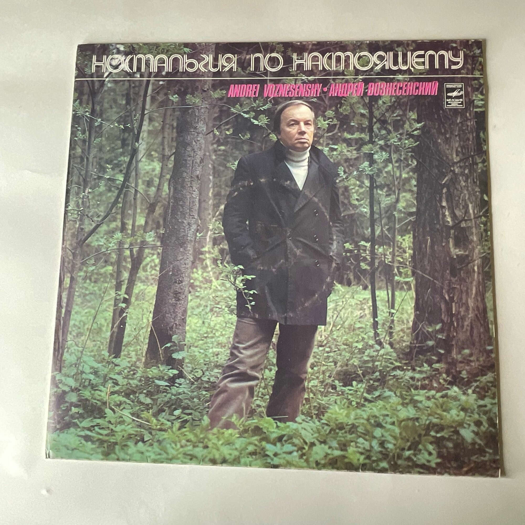 Винтажная виниловая пластинка LP Андрей Вознесенский Месса 04, Настольгия По Настоящему (СССР 1977)