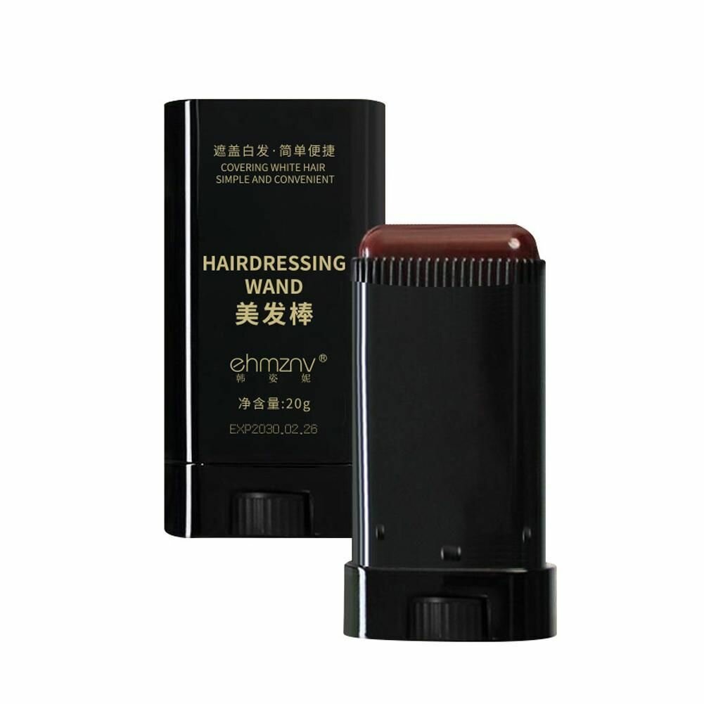 Одноразовый карандаш-краска для волос, временно закрашивает седину