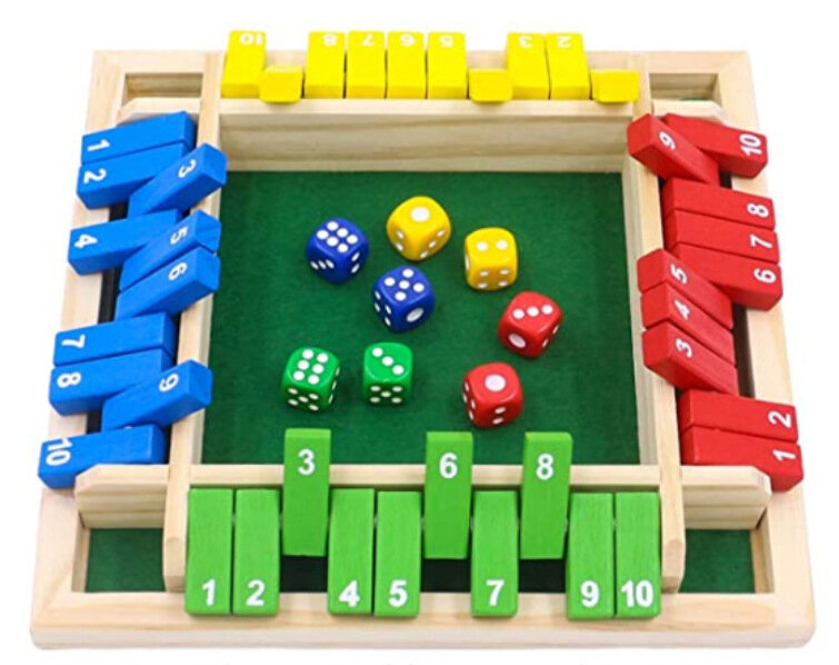 Цифровая карточная игра для семьи, родительско-детская игра, деревянная игра для четырех человек, многопользовательская настольная игра для вечеринки, обучающая игрушка