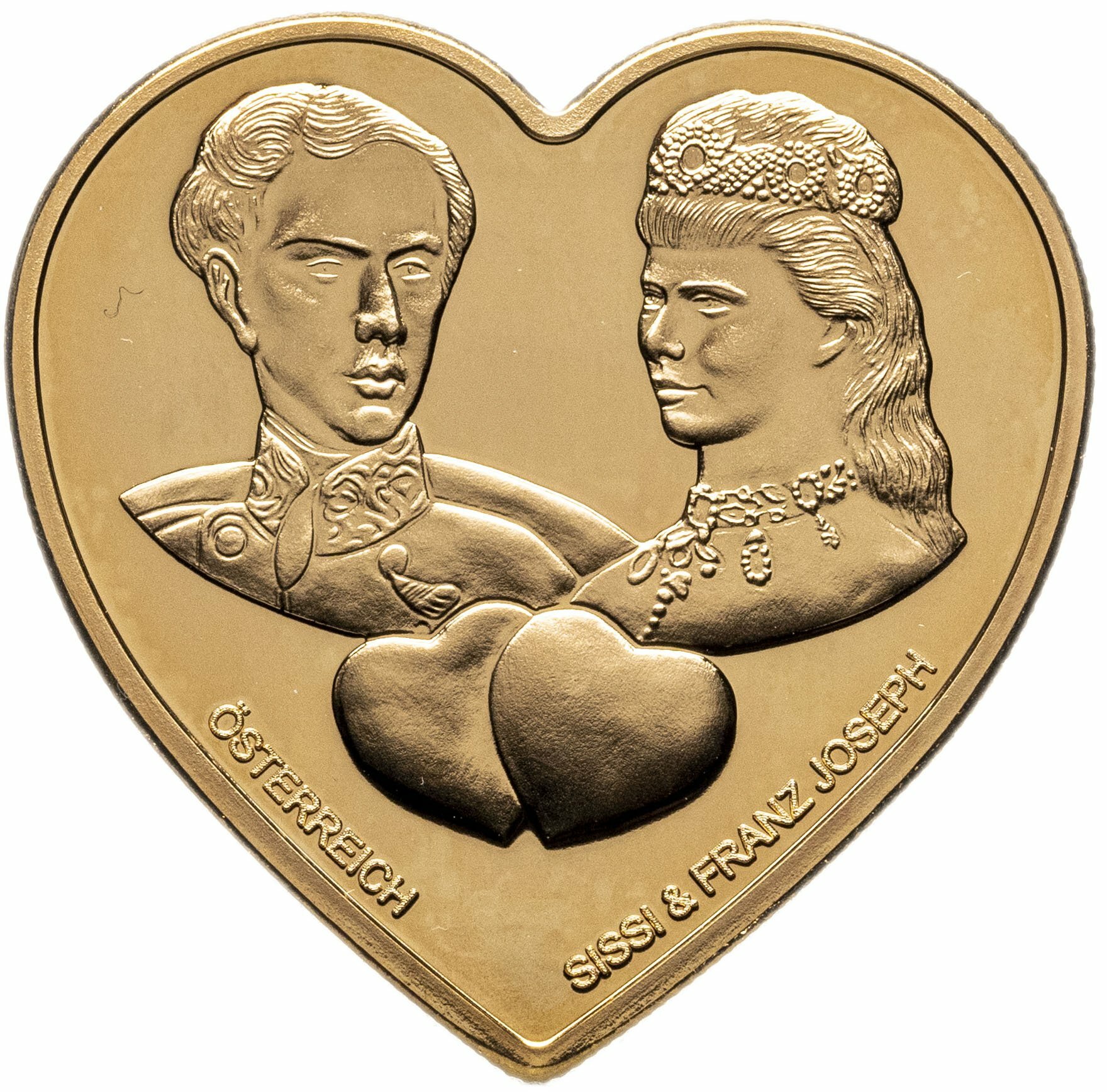 ДР Конго 5 франков 2005 "Франц Иосиф I и Сиси", Мельхиор медь-никель