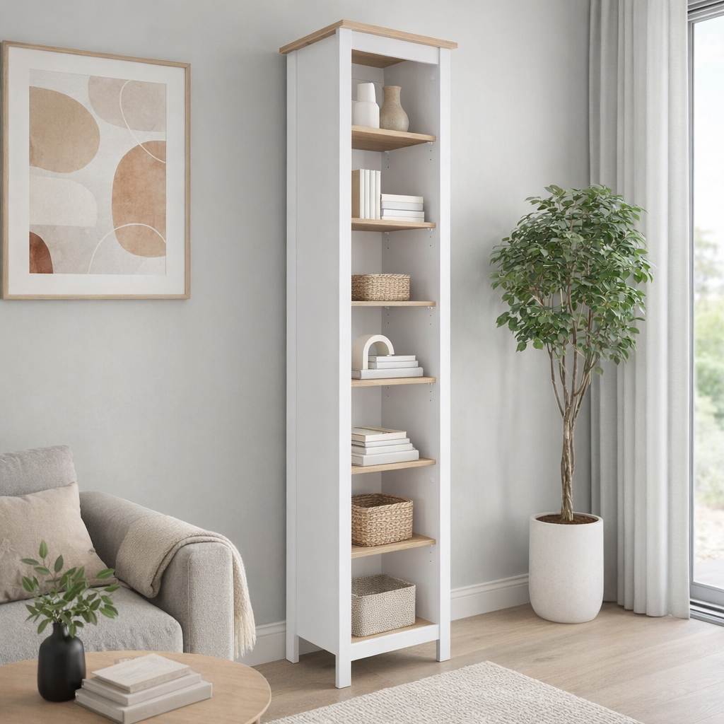 Стеллаж IKEA 50 белый/ясень