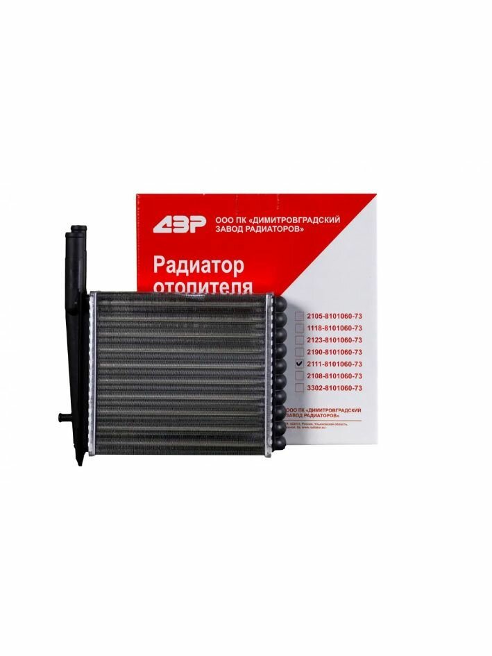 Радиатор отопителя салона LADA 2110, 2111, 2112, 21703, 2171, 21723 "Приора" 2111-8101060-73 / ДЗР