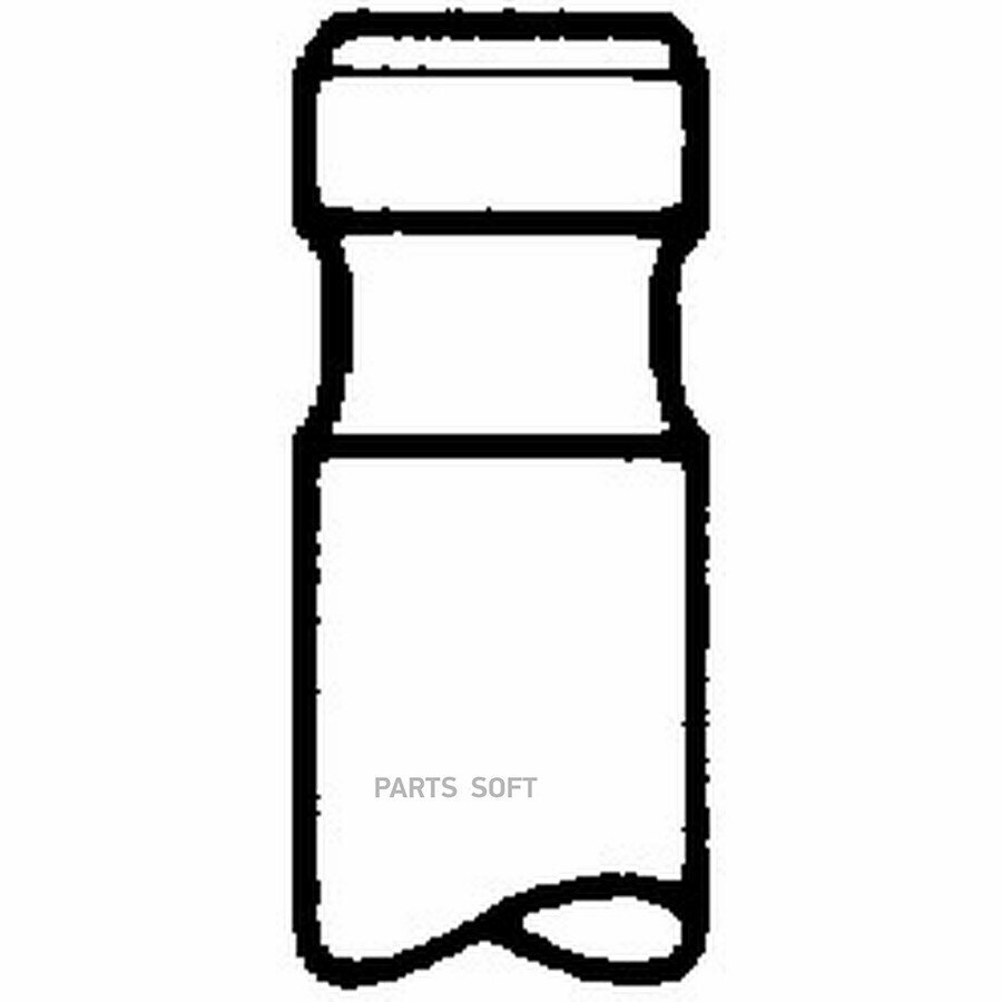 TRW 105-35649 клапан DAF MX300 10x42.5x168.6 фаска 30° TRW выпуск