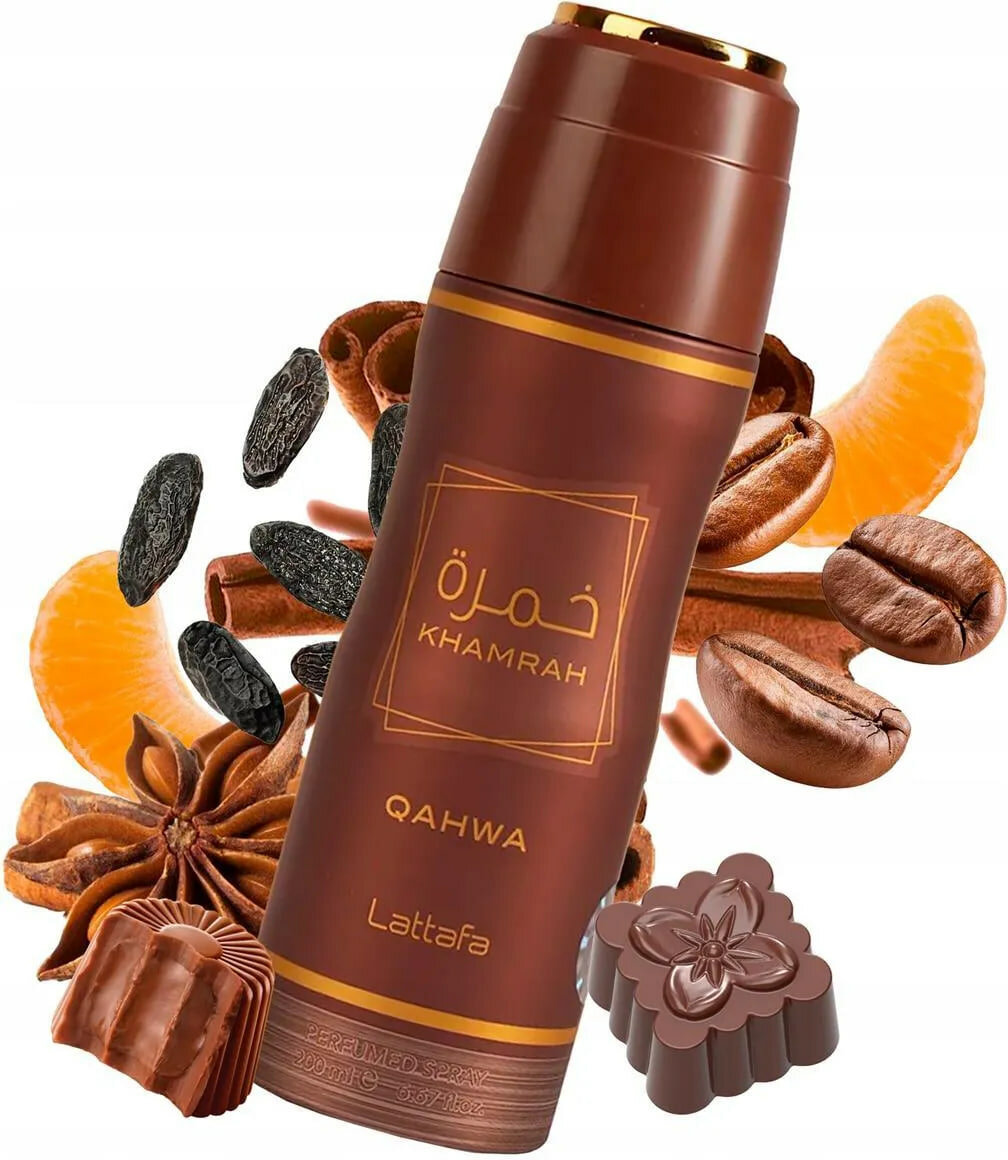 Парфюмированный дезодорант сладкий с кофе Khamrah Qahwa