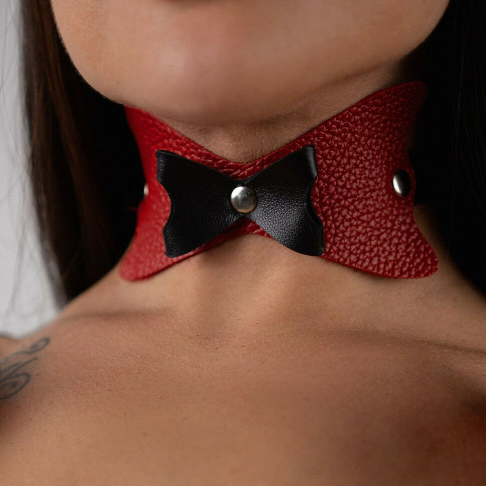 Чокер "Бабочка" двухцветный большой