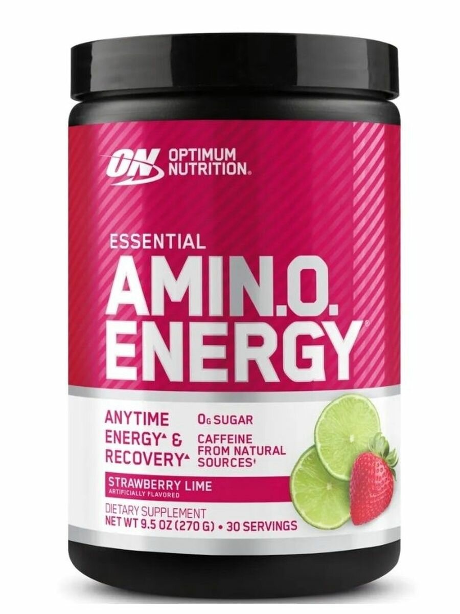 Аминокислотный комплекс Optimum Nutrition Essential Amino Energy 270 гр, Клубника Лайм