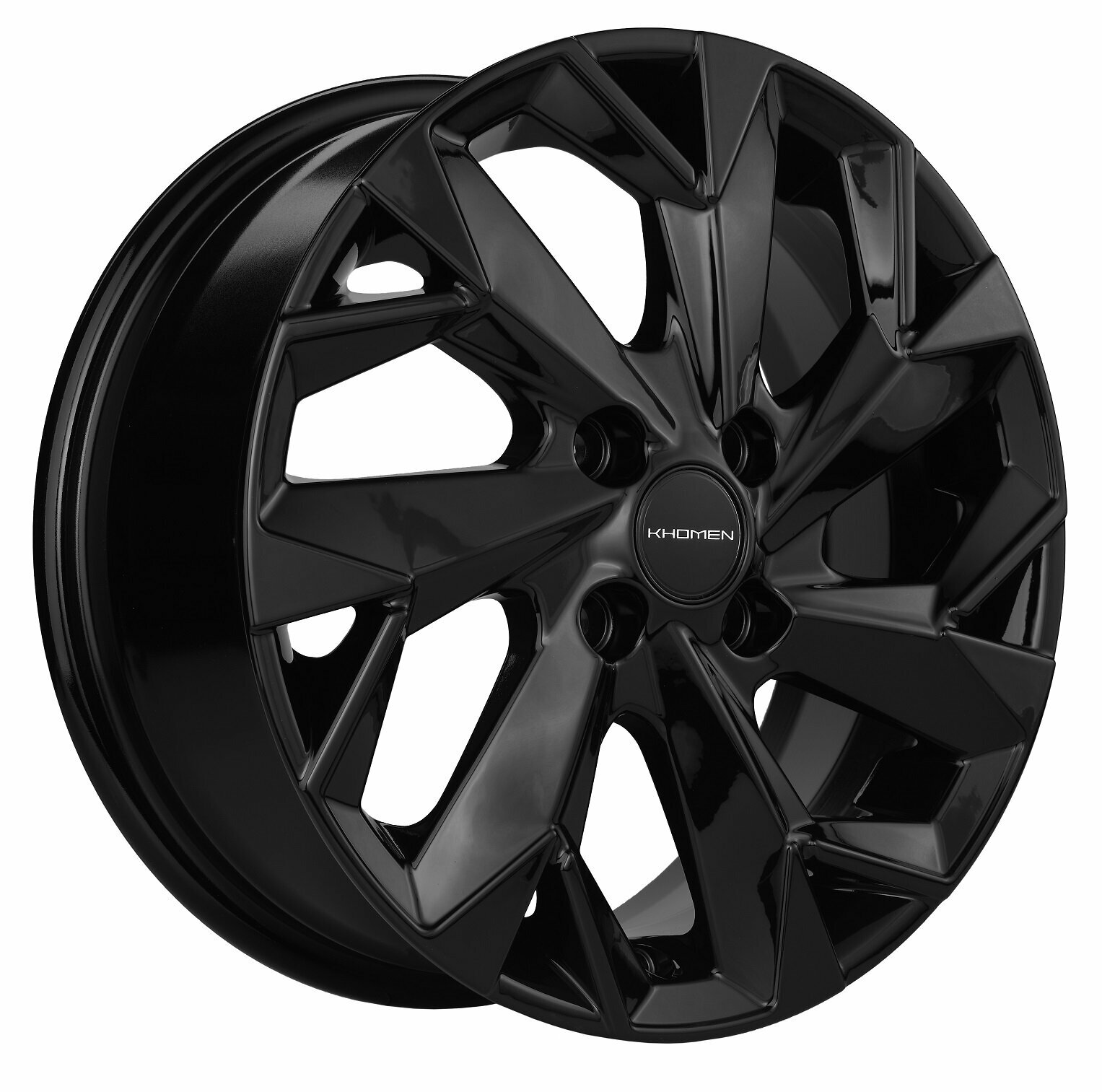 Диски автомобильные Khomen Wheels 1508 Lada Vesta 6x15 4x100 ET50 60,1 Black