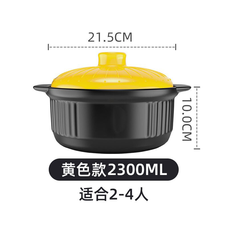 Керамический горшок Kangshu большой емкости, каменный горшок, устойчивый к высоким температурам, для газовой плиты, открытого огня, суповой горшок