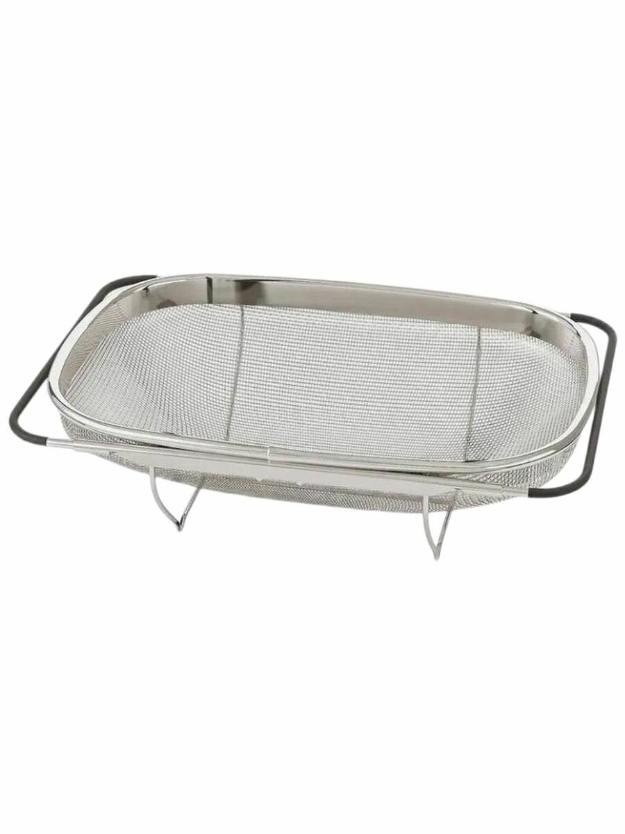 IKEA IDEALISK дуршлаг раздвижной, нержавеющая сталь, цвет серебристый