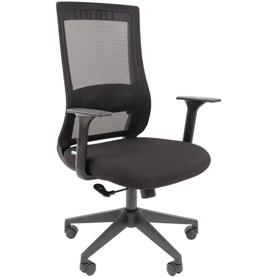 Кресло офисное Chairman 500LT Россия ткань T черный/TW-01 черный Б/П