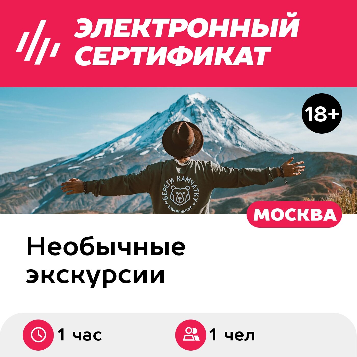 Подарочный сертификат Мультимедийная выставка Большая Страна, 1 взрослый, будни (1 час)