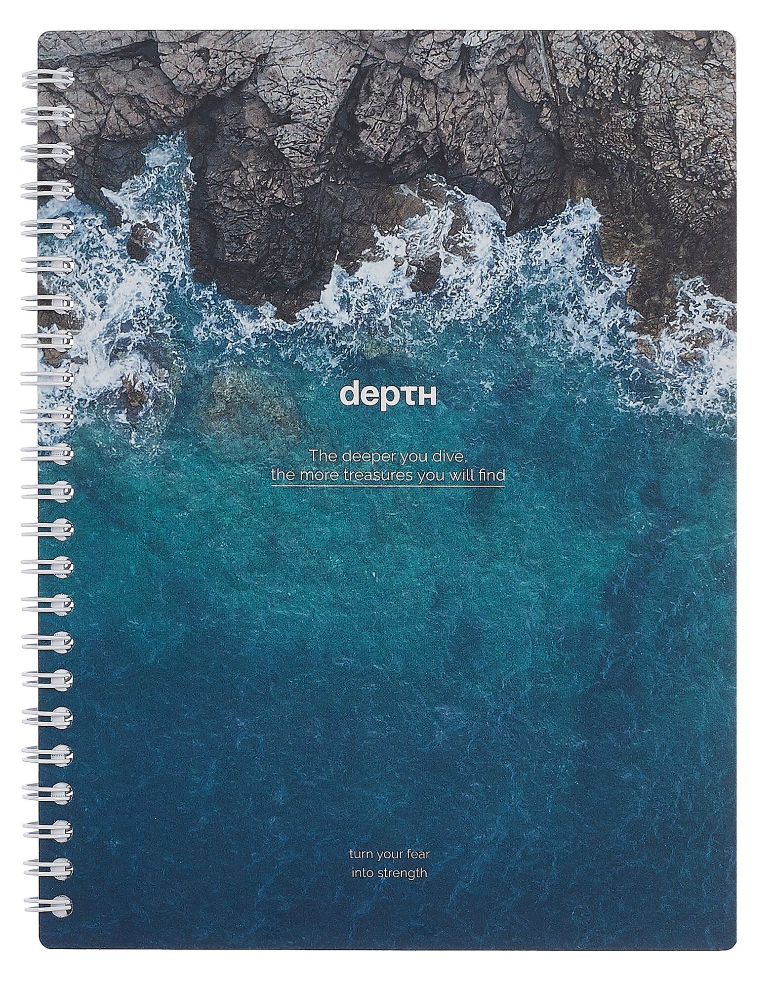 Тетрадь 80л кл. "Ocean", глубина, карт. обл, ламинация, спираль