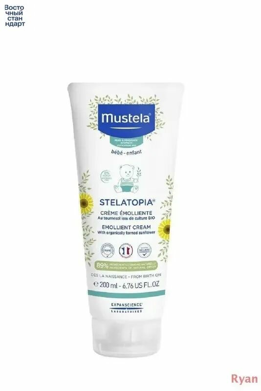 Mustela Крем-эмолент Stelatopia, 200 мл