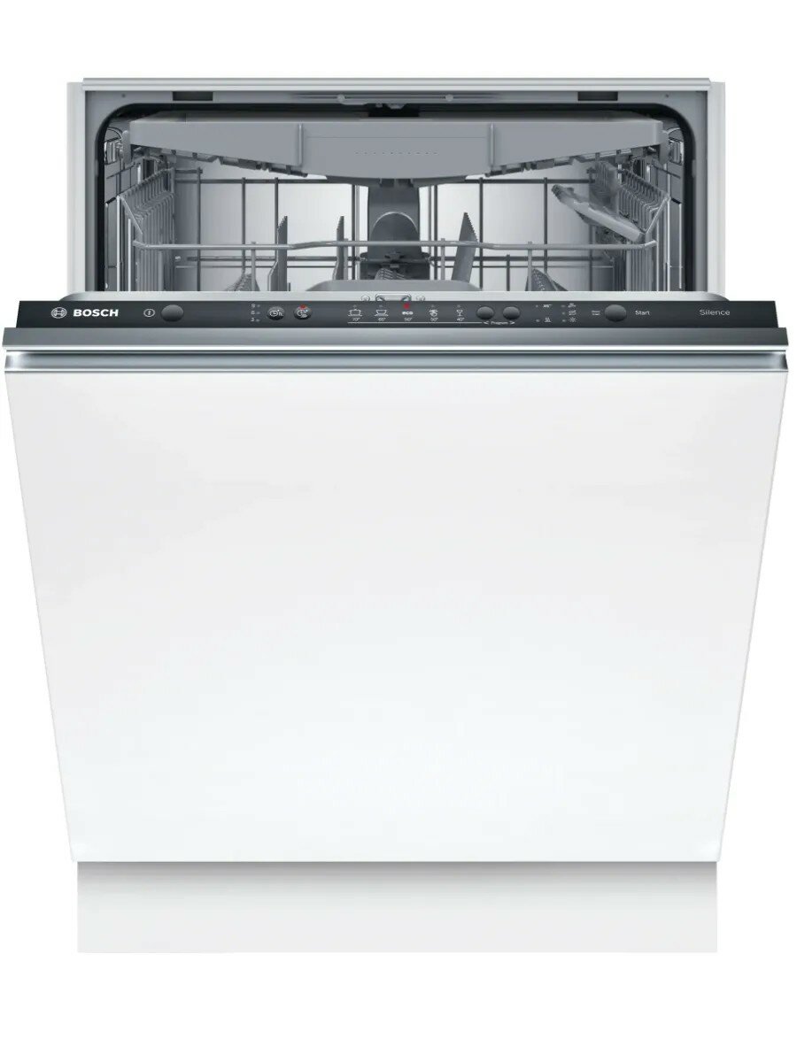 Посудомоечная машина Bosch SMV25EX02E, встраиваемая, полноразмерная, 60 см, с теплообменником, 13 комплектов