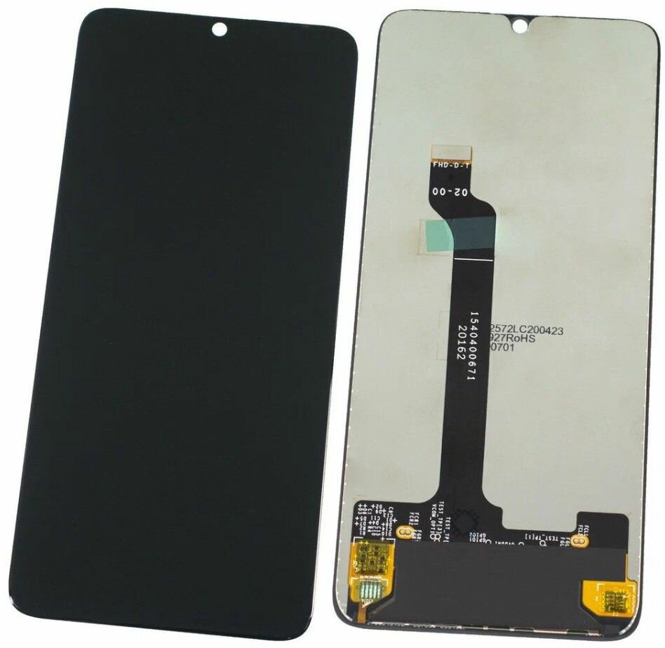 Дисплей для Honor 30 Lite в сборе сборе с тачскрином (Black) OR 100