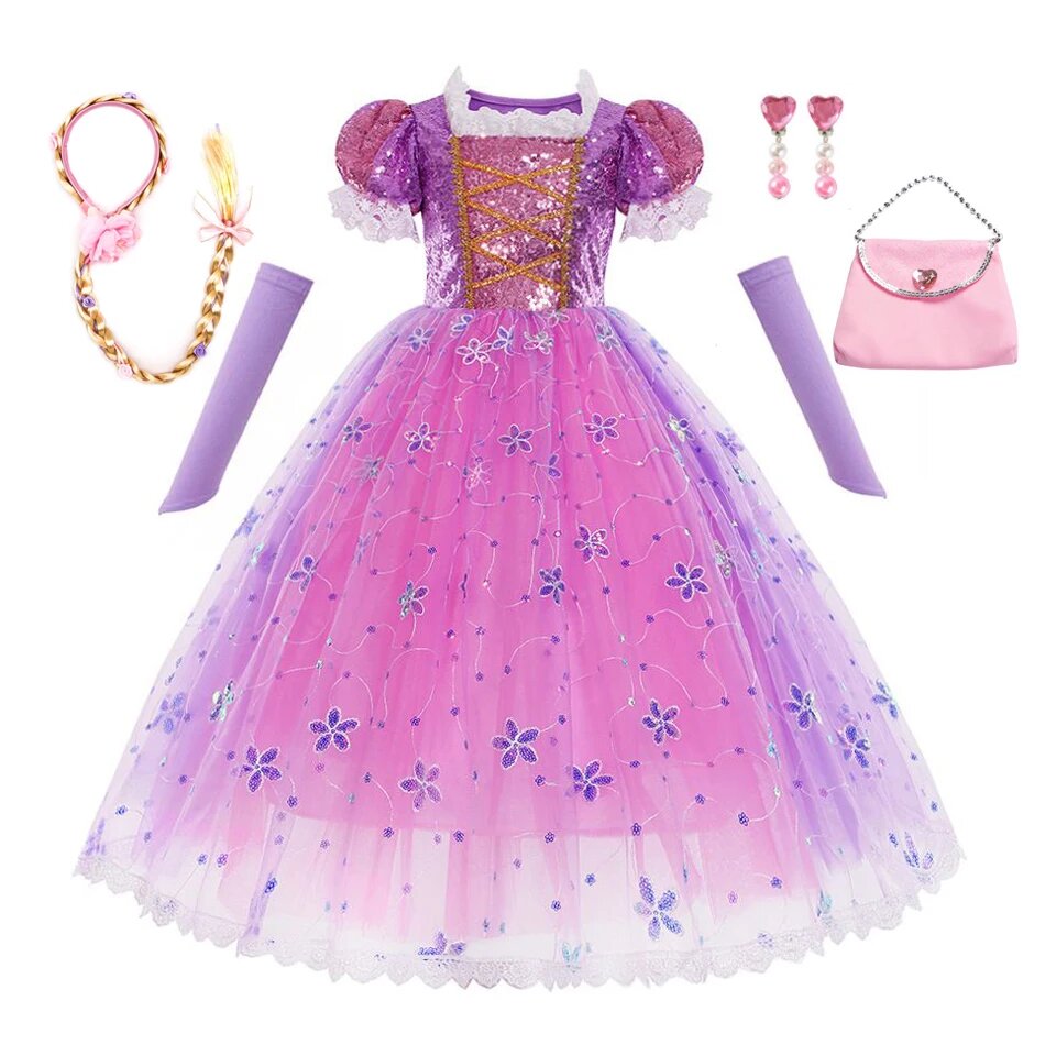 Платье Рапунцель для девочки DreamParty 2T-tag 100, 6