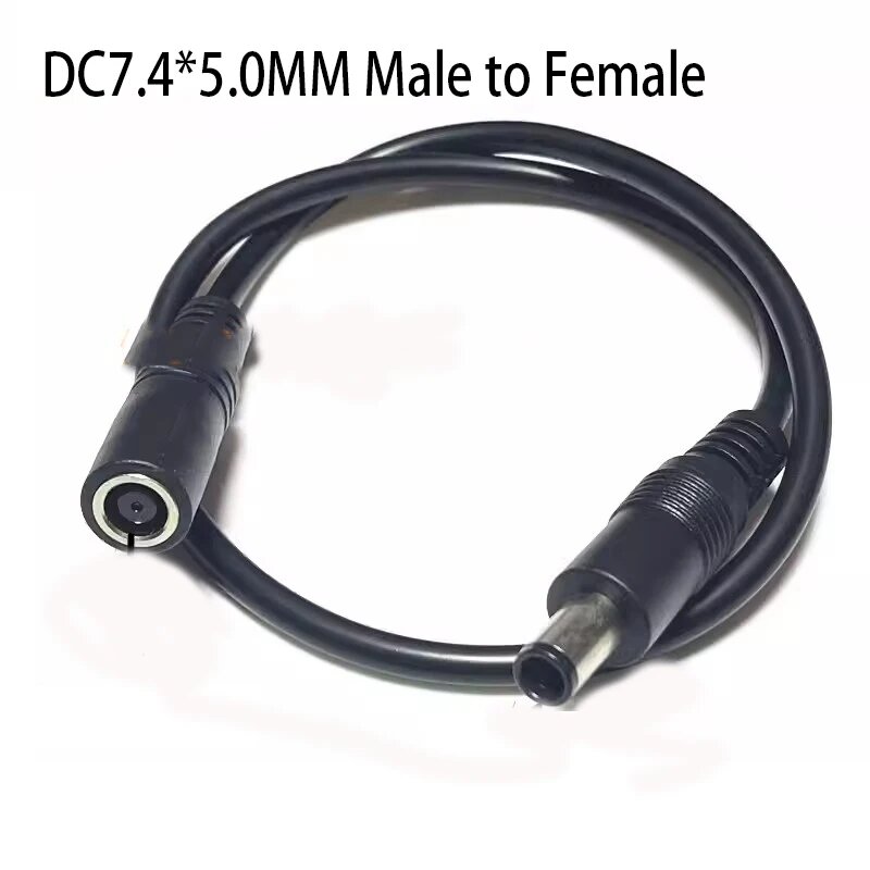Ремонтный кабель постоянного тока 7,4*5,0 мм разъем питания разъем с штифтом для hp /Dell 30 см для ноутбука ПК зарядное устройство 2pin 3pin 20Awg 18AWG