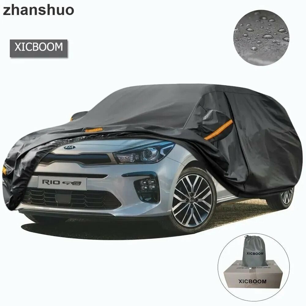 Чехол на автомобиль Kia Rio X-Line hatchback, Мембранные материалы, Ткань, 1 шт.