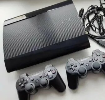 Игровая консоль Sony PlayStation 4 Super Slim 500 гб, 2 джойстика Б/У, прошитая