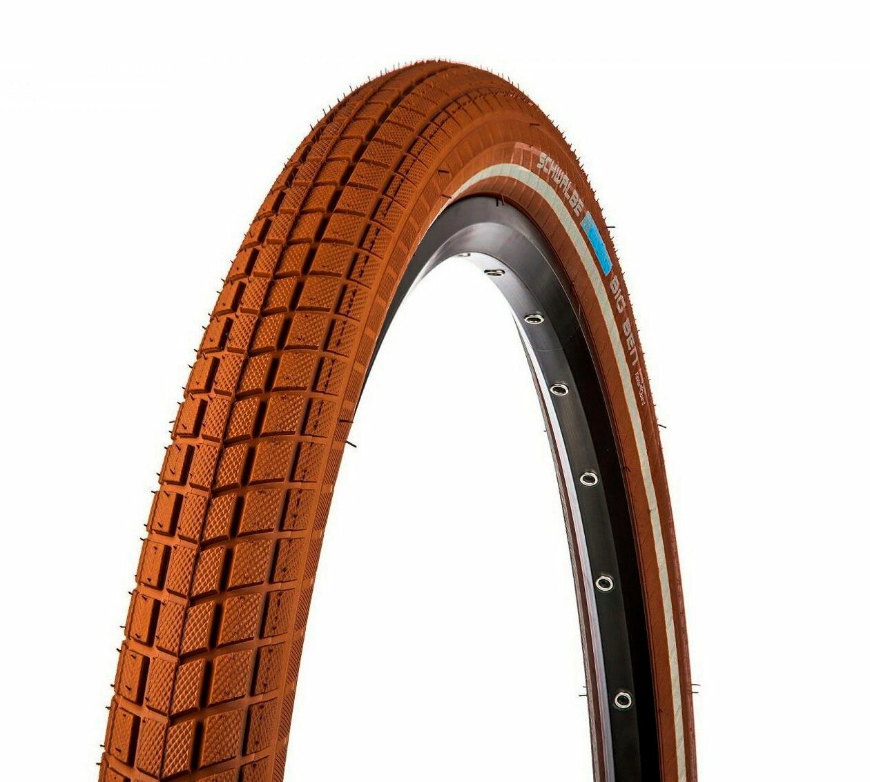 Велопокрышка 28x2.00 (50-622) SCHWALBE BIG BEN K-Guard. Цвет: Коричневый