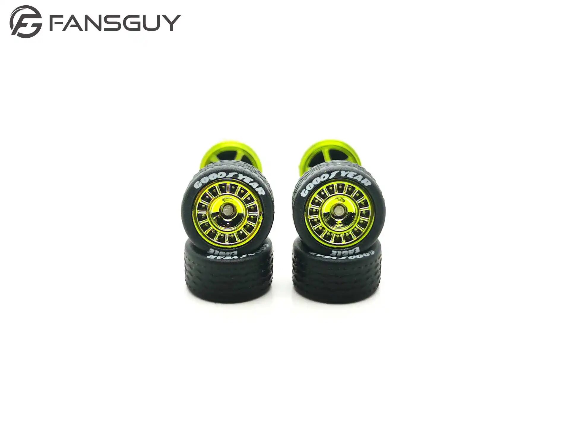 FANSGUY Колеса для моделей автомобилей 1/64 Зеленый, SSC-GP Green 1