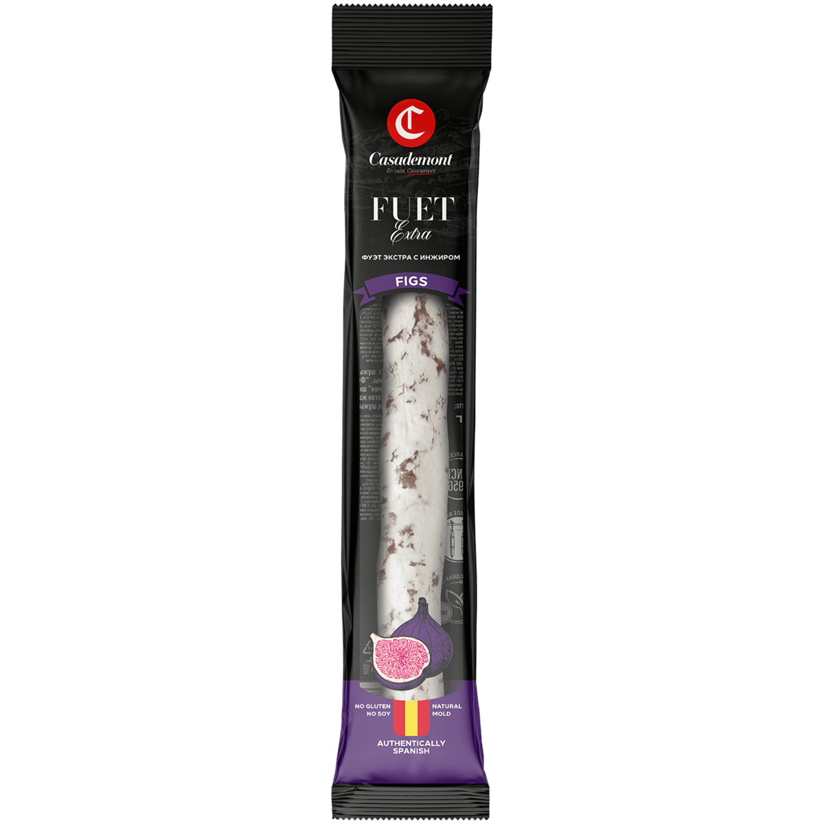 Колбаса Casademont Fuet Extra с инжиром 110 г