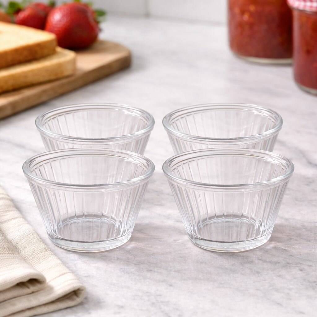 Креманки, розетки DELI, 4 шт, 175 мл