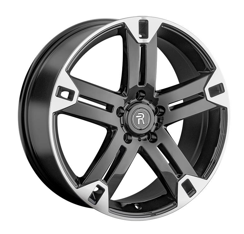 Диск автомобильный литой REPLAY CR29 20x8.5 5x127 et50 dia71.6 Чёрный глянцевый с полированной лицевой частью