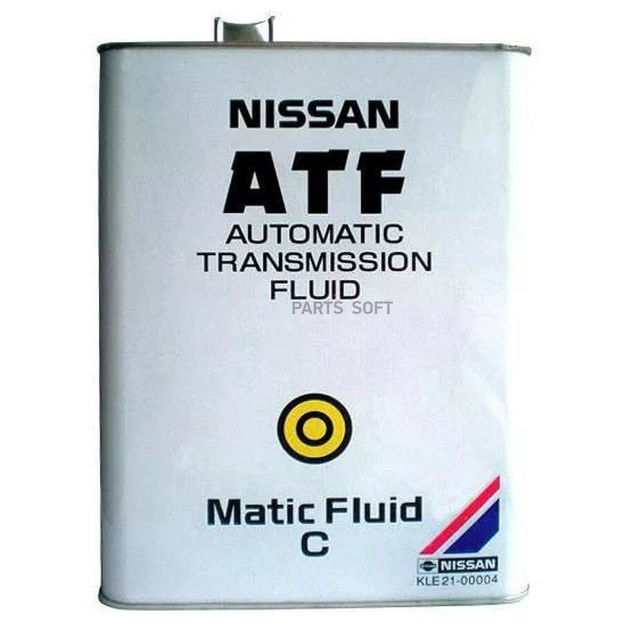 NISSAN TIP ATF Matic Fluid С 4л от официального дистрибьютора, NISSAN, артикул KLE2100004