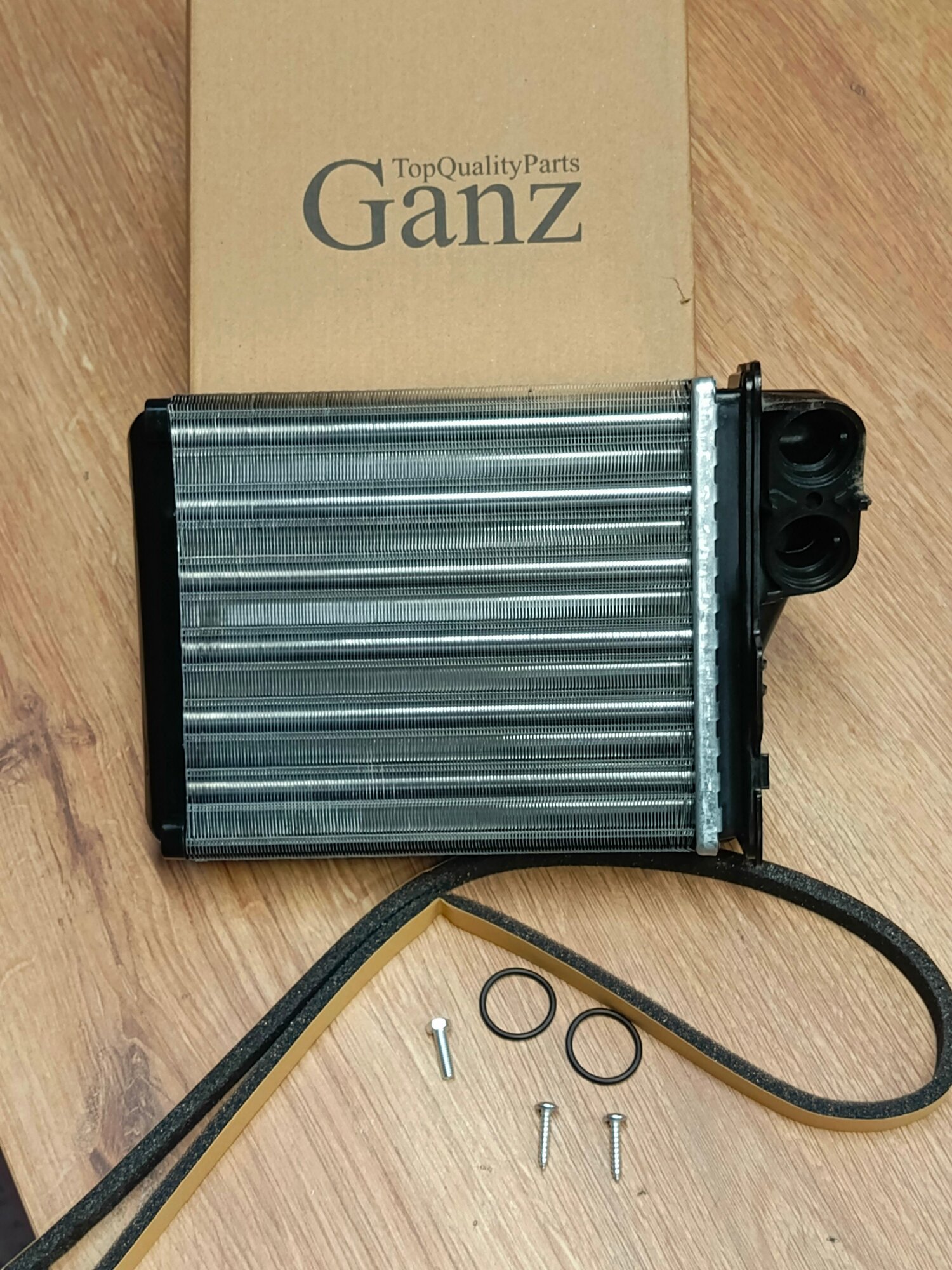 Радиатор отопителя RENAULT Logan (04-), LADA Largus (12-) сборный, GANZ арт. GIF07051