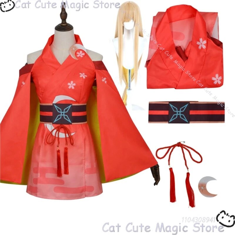 Космическая принцесса Кагуя! Косплей костюм XXL, Wig-Suit