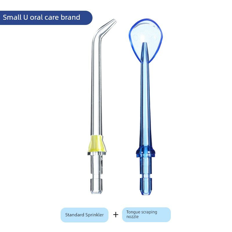 Сменная насадка для ирригатора Ulike: стандартная ортодонтическая насадка-скребок для языка, адаптер для чистки