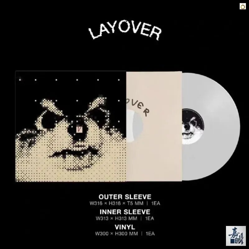 Виниловая пластинка V (BTS) - LAYOVER LP aльбом Импортное издание из Кореи