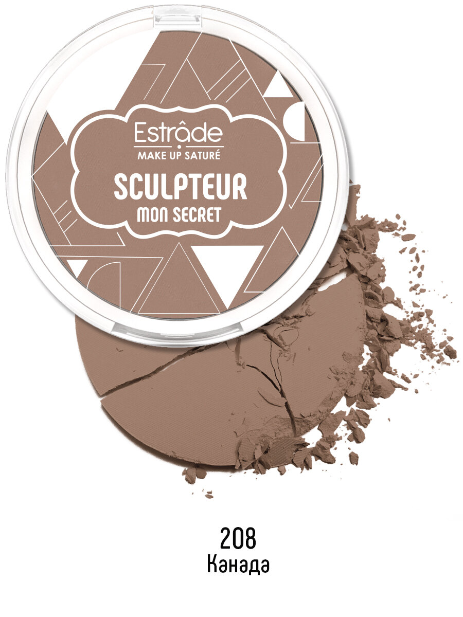 ESTRADE Скульптор для лица компактный "MON SECRET", 7 г, 208 Канада