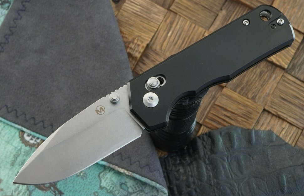 Складной нож Boker Magnum Rockstub Black, сталь 440B