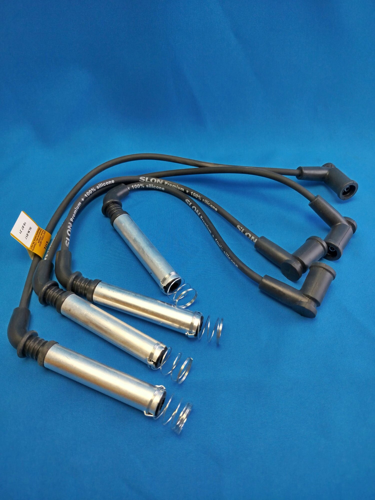 Провода высоковольтные "SLON" для автомобилей Ford Focus I дв. Duratec 1.6л 8кл, Fiesta, Fusion 1,3л 01->