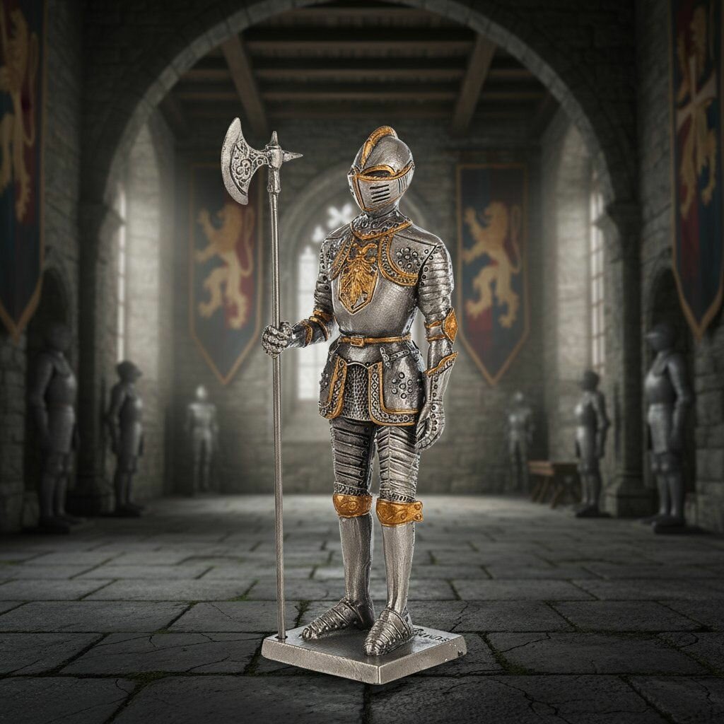 Статуэтка Рыцарь с алебардой