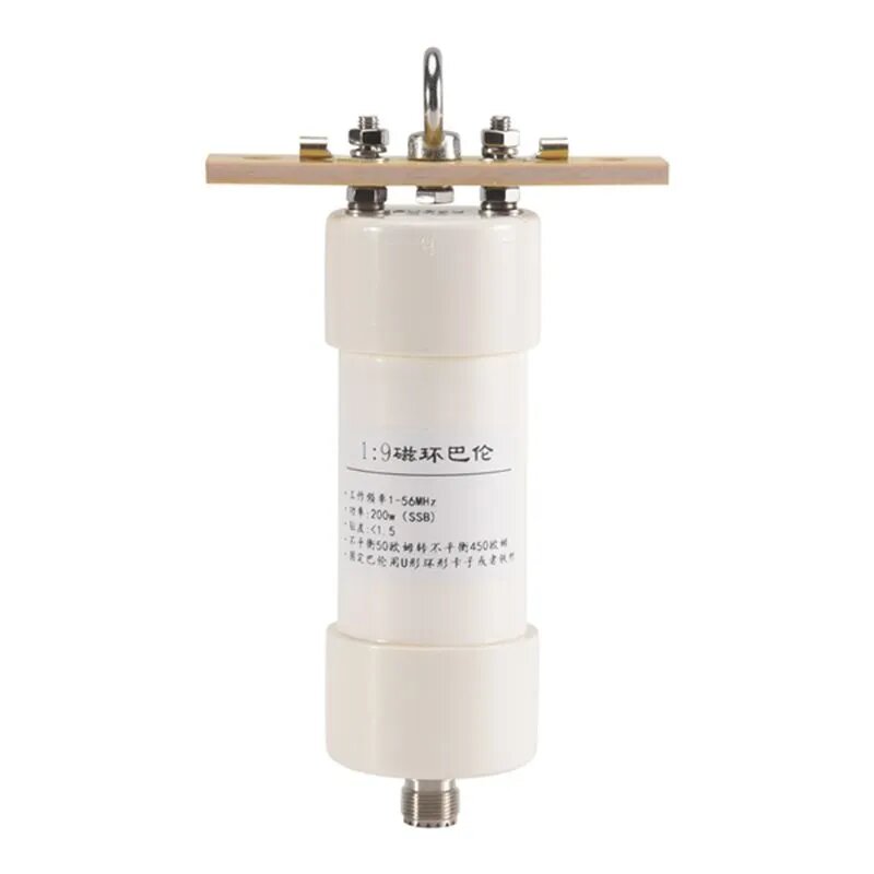 1 ШТ. 1:9 Balun 200 Вт Коротковолновый Балун HAM Длинный Провод ВЧ Антенна 50 Ом До 450 NOX-150 Магнитный