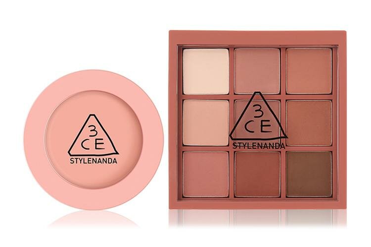 Набор теней и румян женский 3CE Velvet Clear