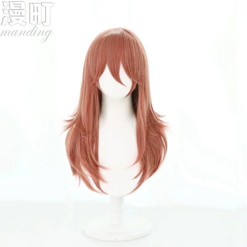 Косплей парик Человек с бензопилой темно-оранжевый 50 см Light Brown