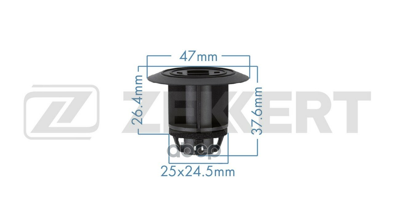Клипса крепёжная Toyota (миним. кол-во заказа 10 шт) Zekkert арт. be-3926