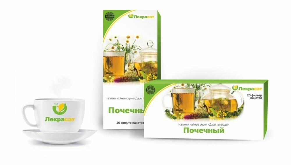 Чайный напиток Лекра-СЭТ печеночный сибирский, 20 пакетиков
