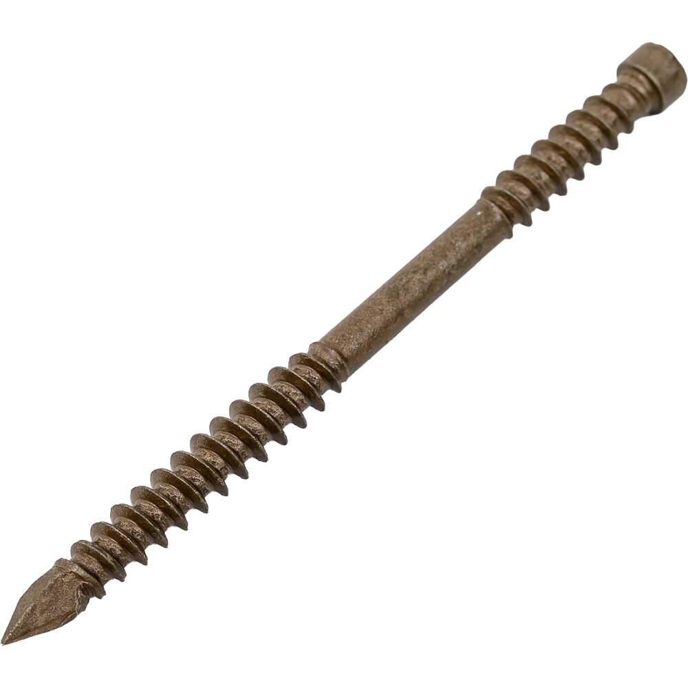Gigant Саморез для террасной доски Torx15 потайной G-124094, углеродистая сталь с покрытием Ruspert, острый наконечник