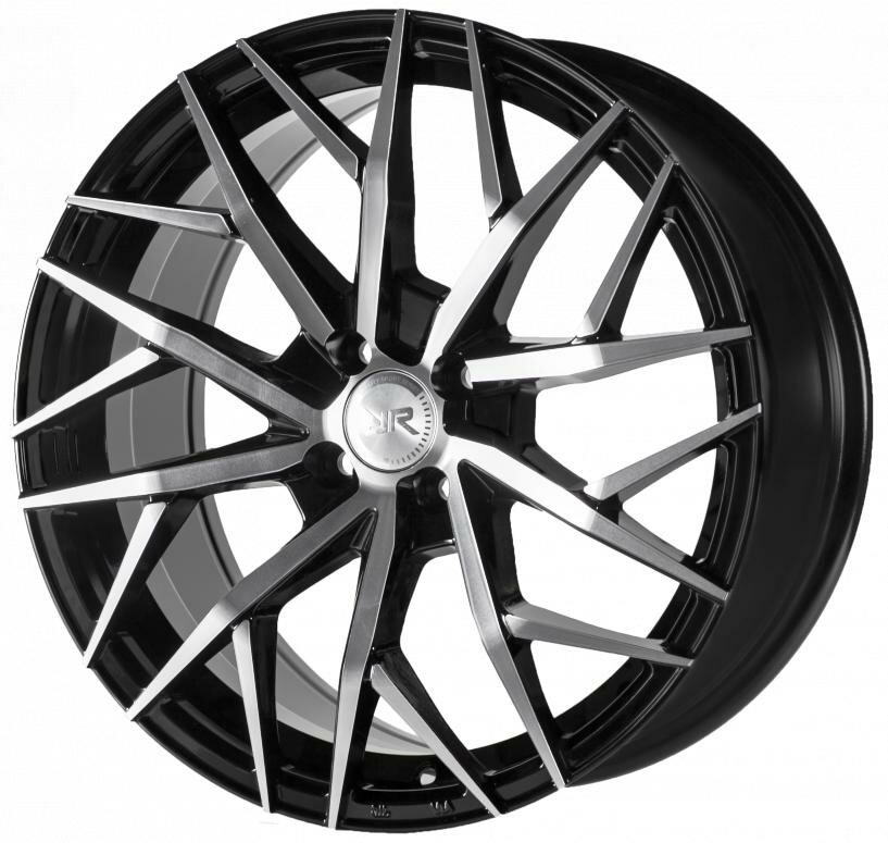 Диск автомобильный литой Race Ready Technology CSS3347 18x8 4x100 et40 dia60.1 Чёрный глянцевый с проточкой