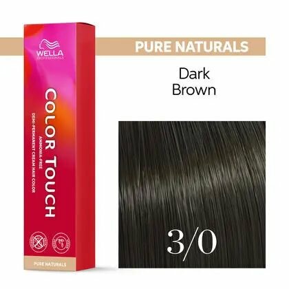 Wella Color Touch 3/0 темно-коричневый Интенсивное тонирование без аммиака, 60 мл