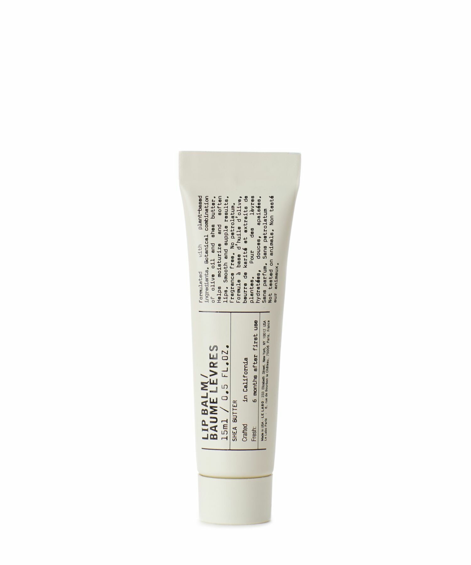Бальзам для губ LE LABO "lip balm" , тюбик, объем 15 мл, серый