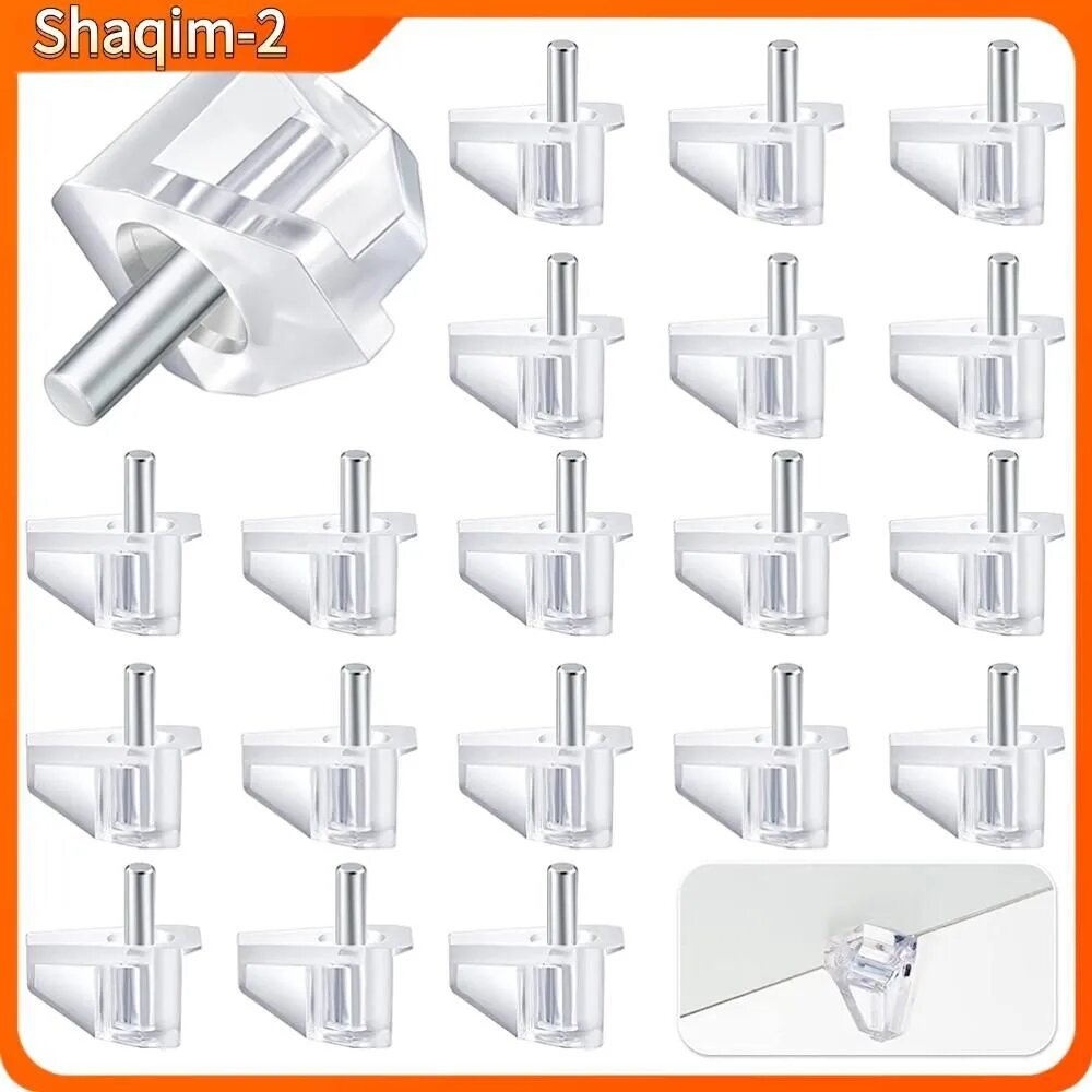 Подпорка для полки Прозрачные пластиковые подставки для полок 3 мм 1 шт.