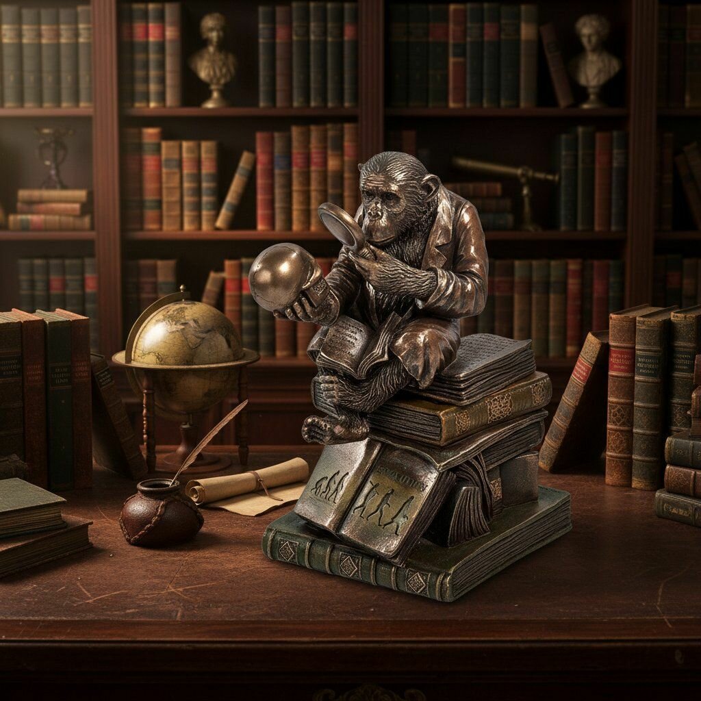 Шкатулка Обезьяна с черепом (Гуго Рейнгольд) A1984525