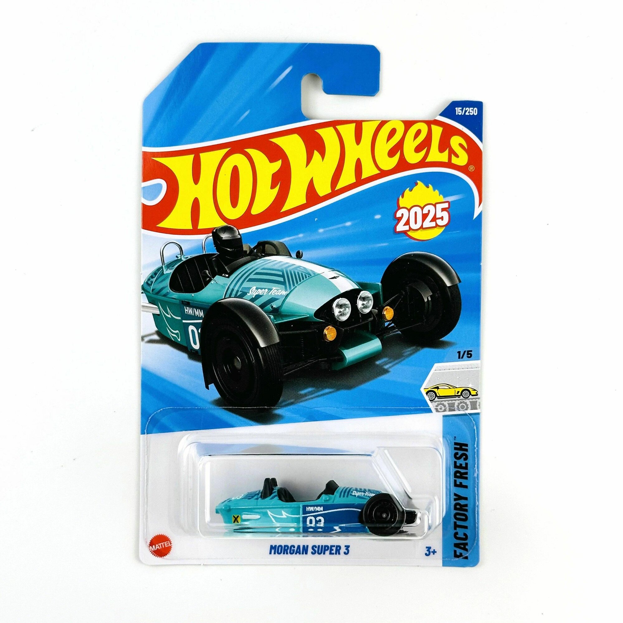 Машинка базовая Hot Wheels 2025 Morgan Super 3